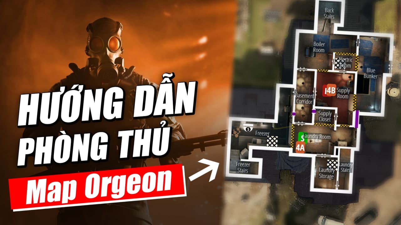 Hướng dẫn phòng thủ Base map Oregon - Rainbow Six: Siege - Divine News