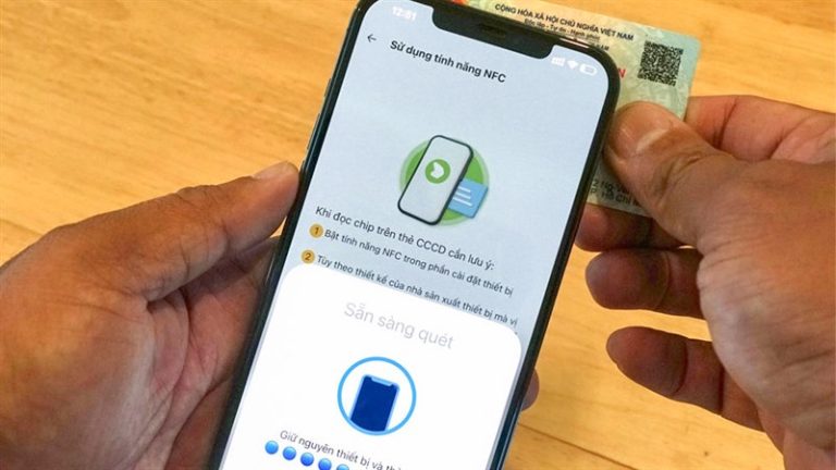 Hướng dẫn cách đọc thông tin thẻ CCCD gắn chip bằng NFC qua ứng dụng ...